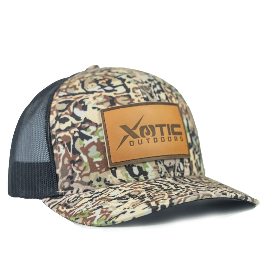 HD Pattern with Black Mesh with Leather Xotic Outdoors Patch – Xotic ...