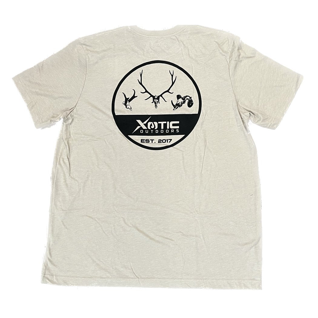 Western Skulls T-shirt - Tan – Xotic Camo & Fishing Gear